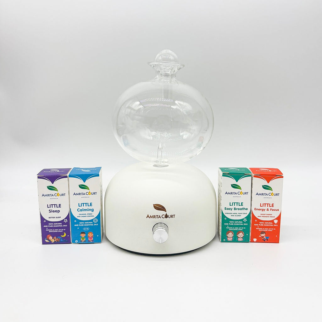 Kids Ritual Bundle | Gentle Essential Oils & Oscar High Aroma Diffuser ...